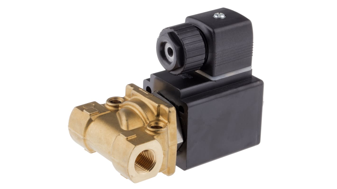 Burkert Solenoid Valve 053188, 2 port(s) , NC, 230 V ac, 1/4in | RS