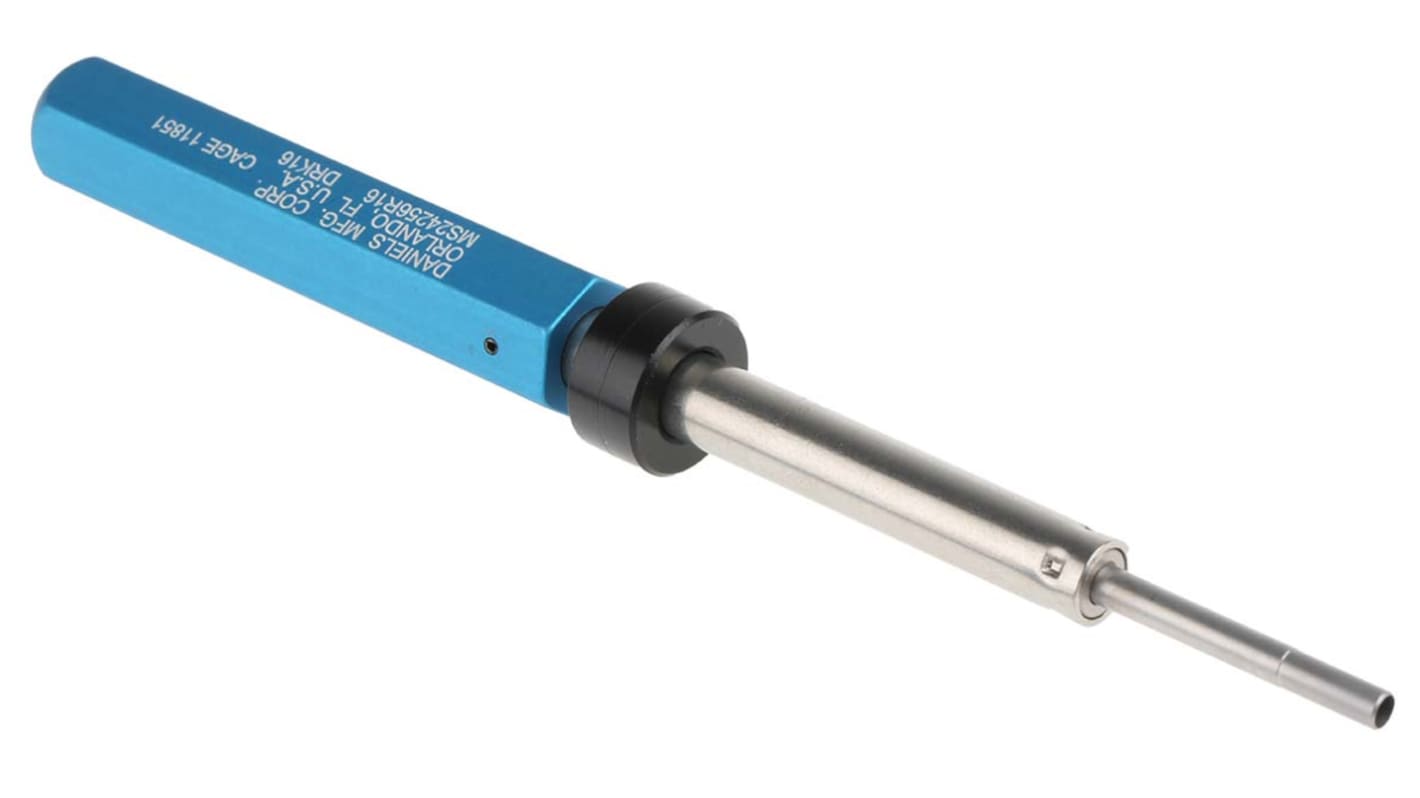 DRK16 | DMC Crimp Extraction Tool, MS24256R16 Series, Contact size 16 | RS