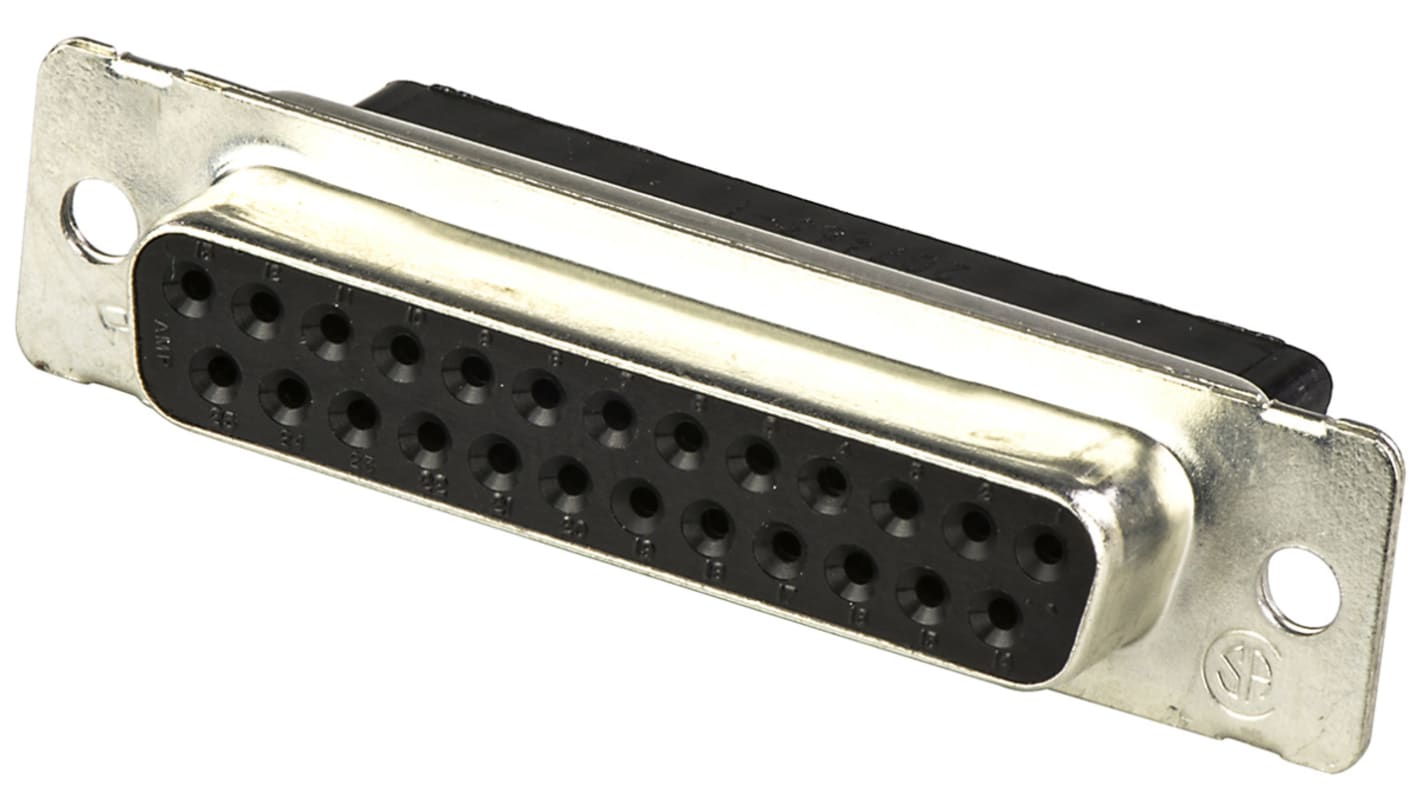 207463-1 | TE Connectivity Amplimite HDP-20 25 Way Cable Mount D-sub Connector Socket | RS