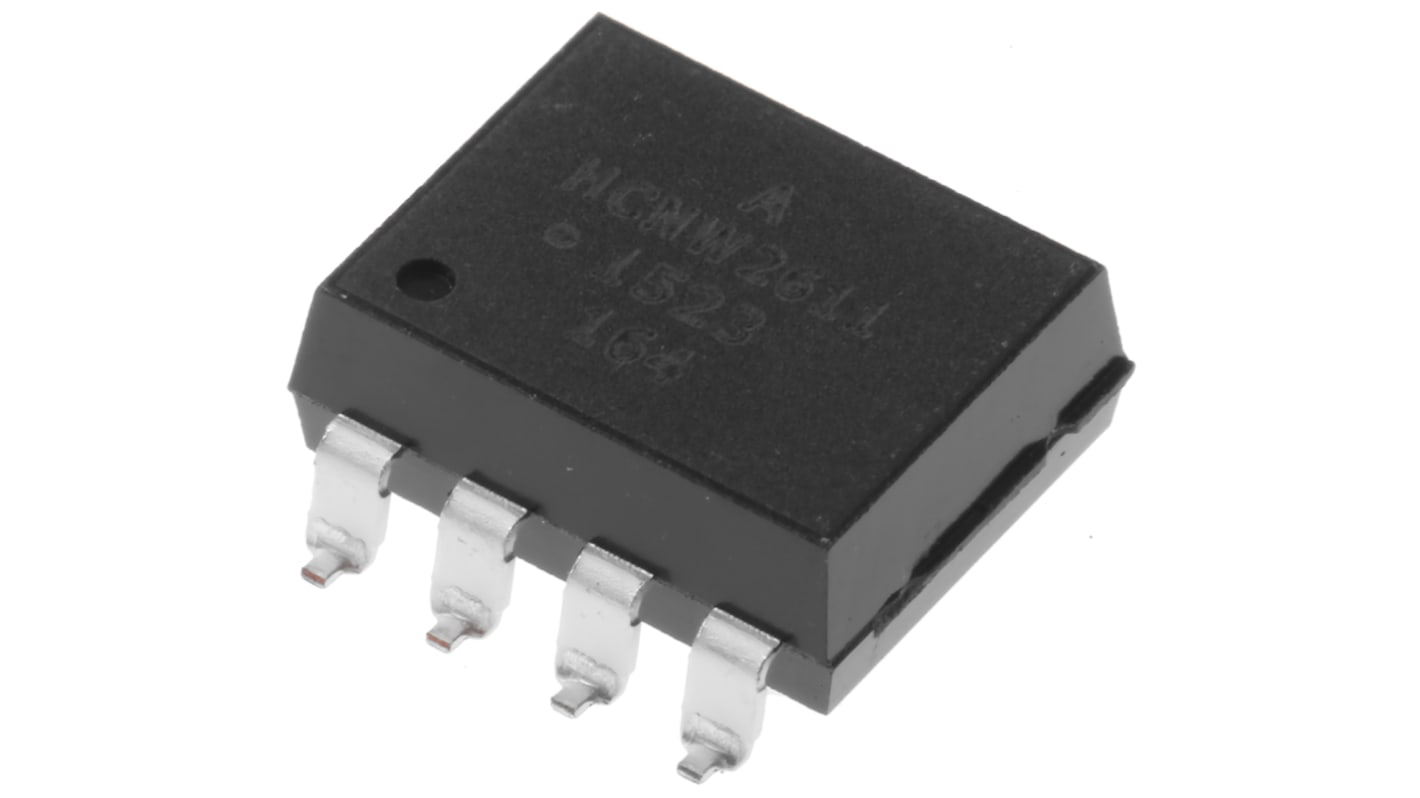 Broadcom, HCNW2611-300E DC Input Transistor Output Optocoupler, Surface Mount, 8-Pin DIP | RS
