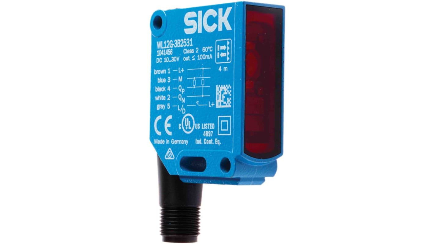 WL12G-3B2531 | Sick Retroreflective Photoelectric Sensor, Block Sensor ...