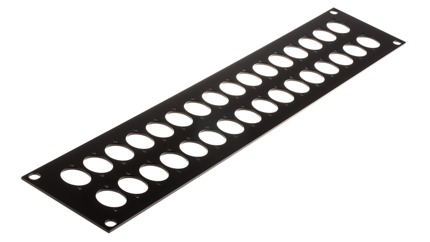 PP32UB | XLR 32 Port Audio Patch Panel, 2U Rack Height | RS