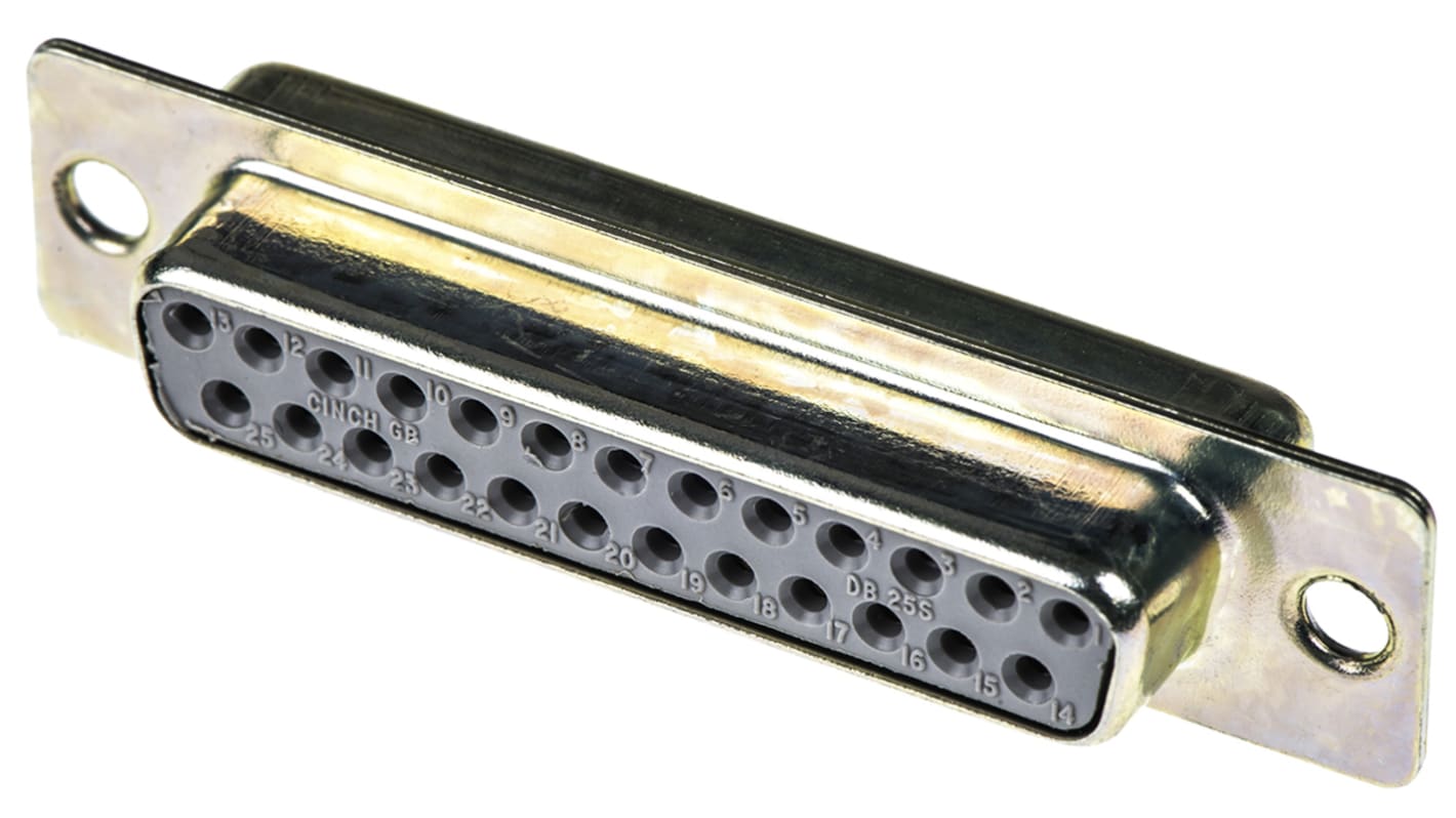 RS PRO 25 Way Panel Mount D-sub Connector Socket | RS