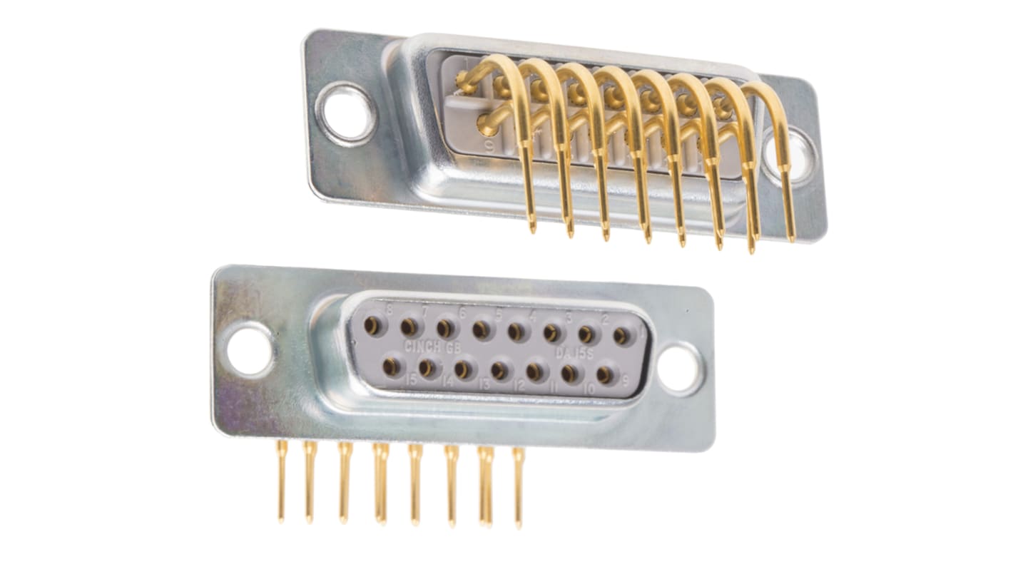 RS PRO 15 Way Right Angle Through Hole D-sub Connector Socket | RS