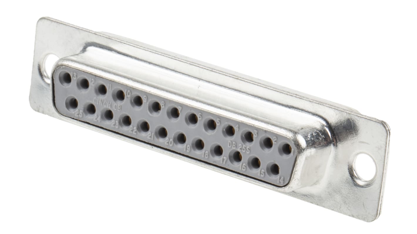 RS PRO 25 Way Panel Mount D-sub Connector Socket | RS