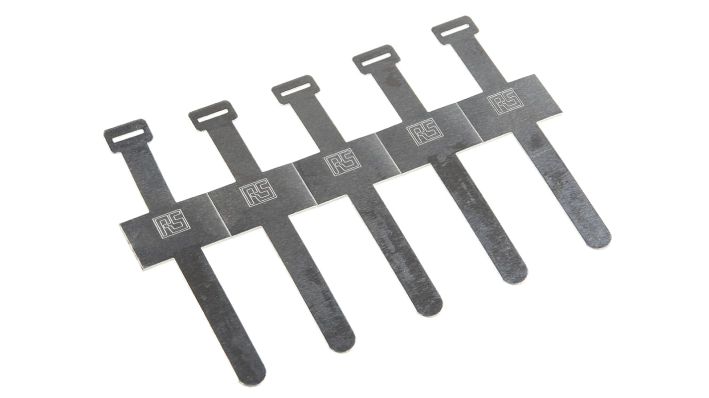 RS PRO Natural Aluminium Buckle Clip, 19.3mm Max. Bundle | RS