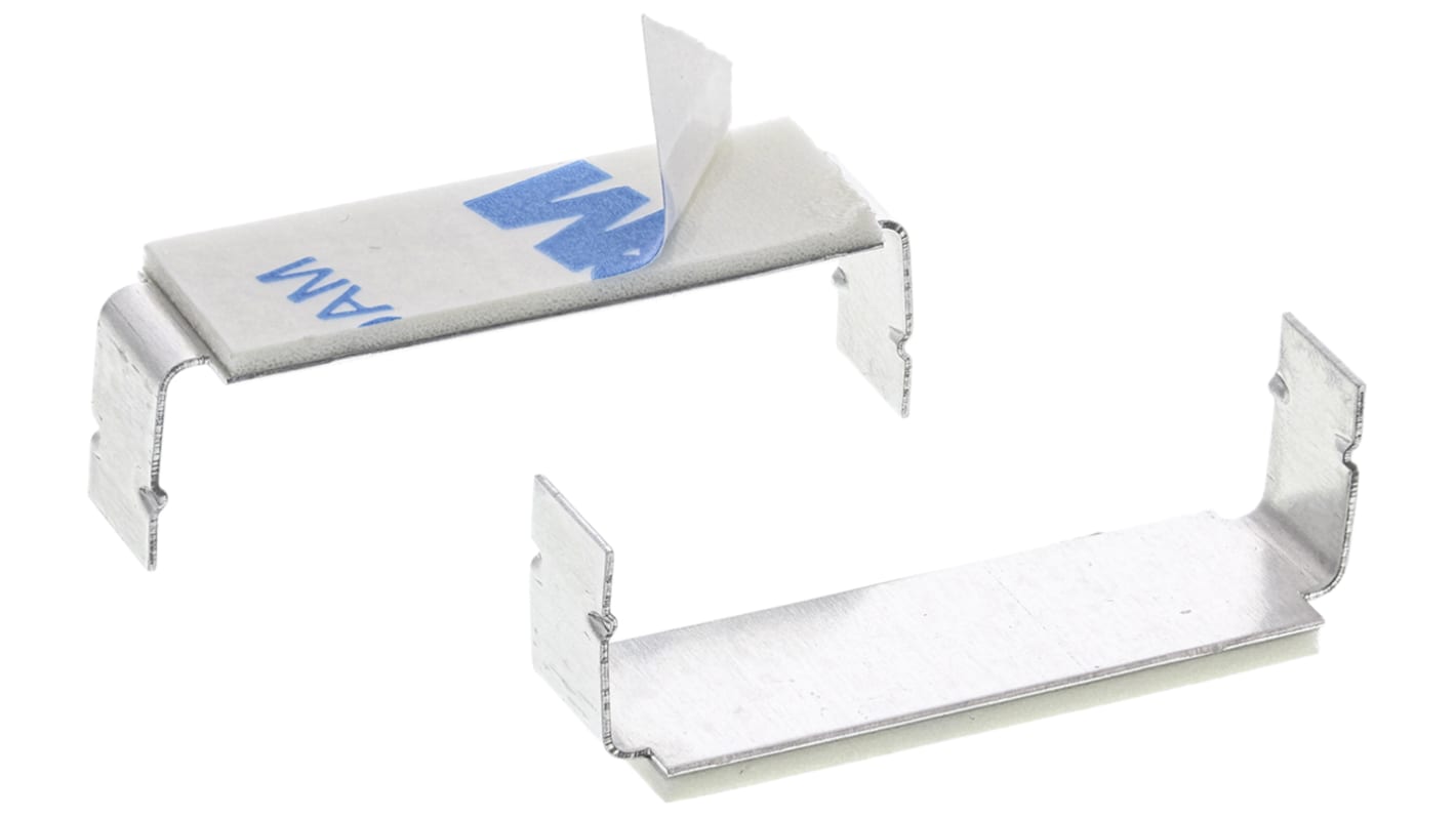 RS PRO Natural Aluminium Open Arm Clip | RS