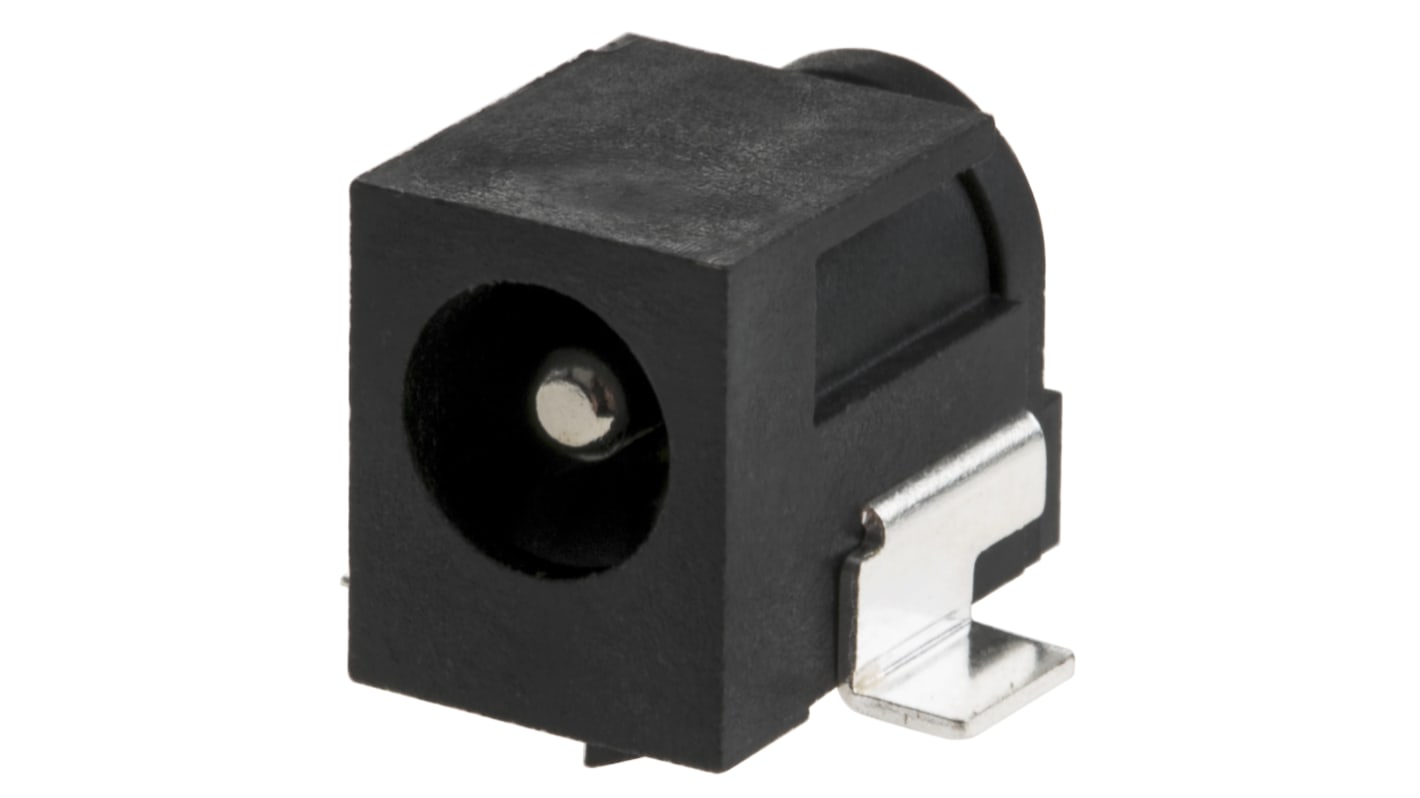 RS PRO DC Socket Rated At 2.5A, 16.0 V, PCB Mount, length 17.1mm ...