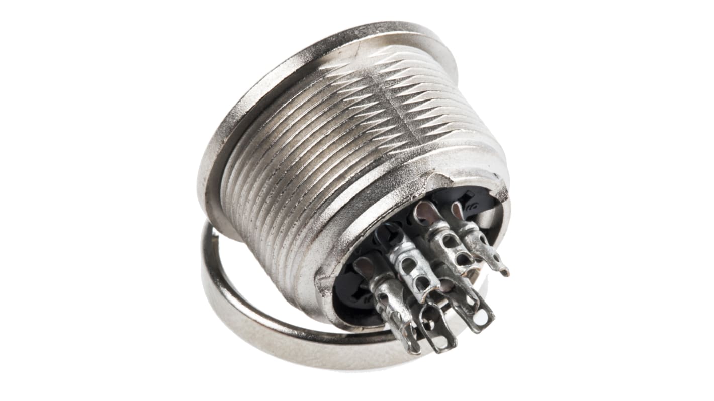 T3507000 | Amphenol Industrial, C 091 A 8 Pole M16 Din Socket, DIN ...