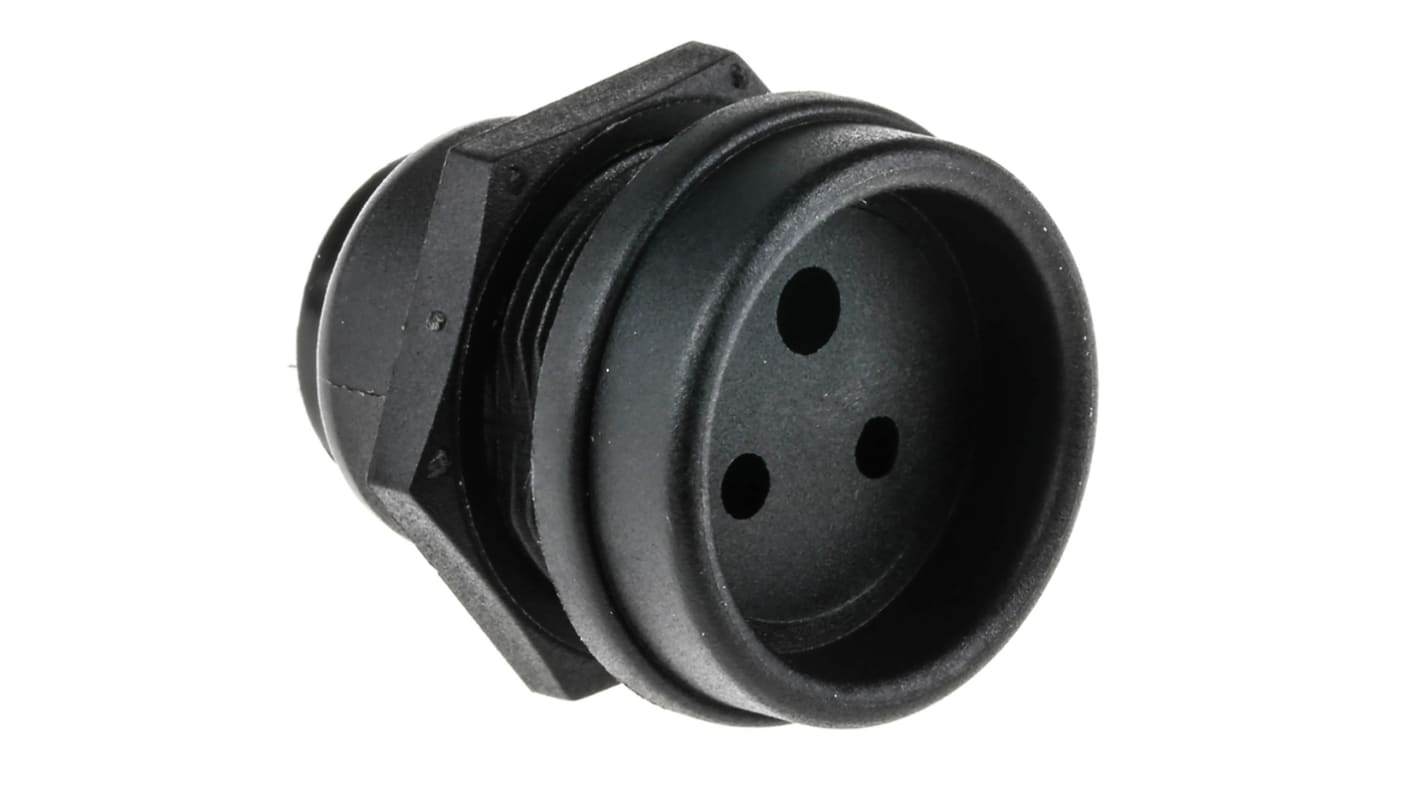 PX0650 | Bulgin Miniature Power Connector Panel Mount Socket, Solder ...