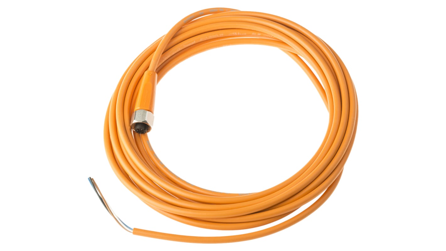 EVT001 | ifm electronic Female 4 way M12 to Unterminated Sensor ...