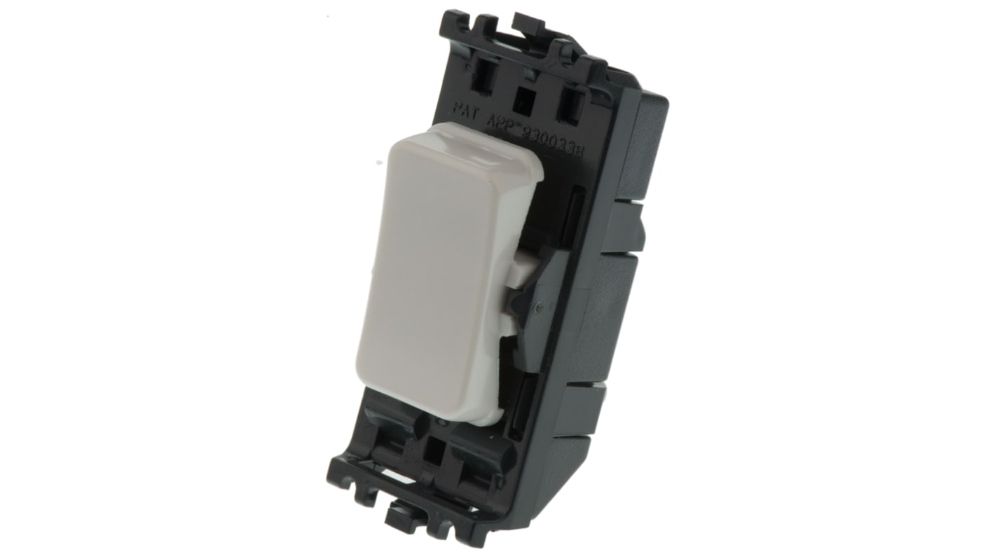 56891 BLK | MK Electric 1 Way Black Rocker Switch Grid Module 20A, Grid ...
