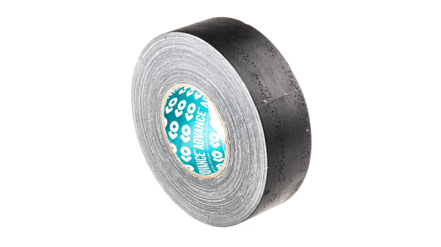 Advance Tapes AT160 AT160 Cloth Tape, 50m x 50mm, Black, Matt Finish | RS