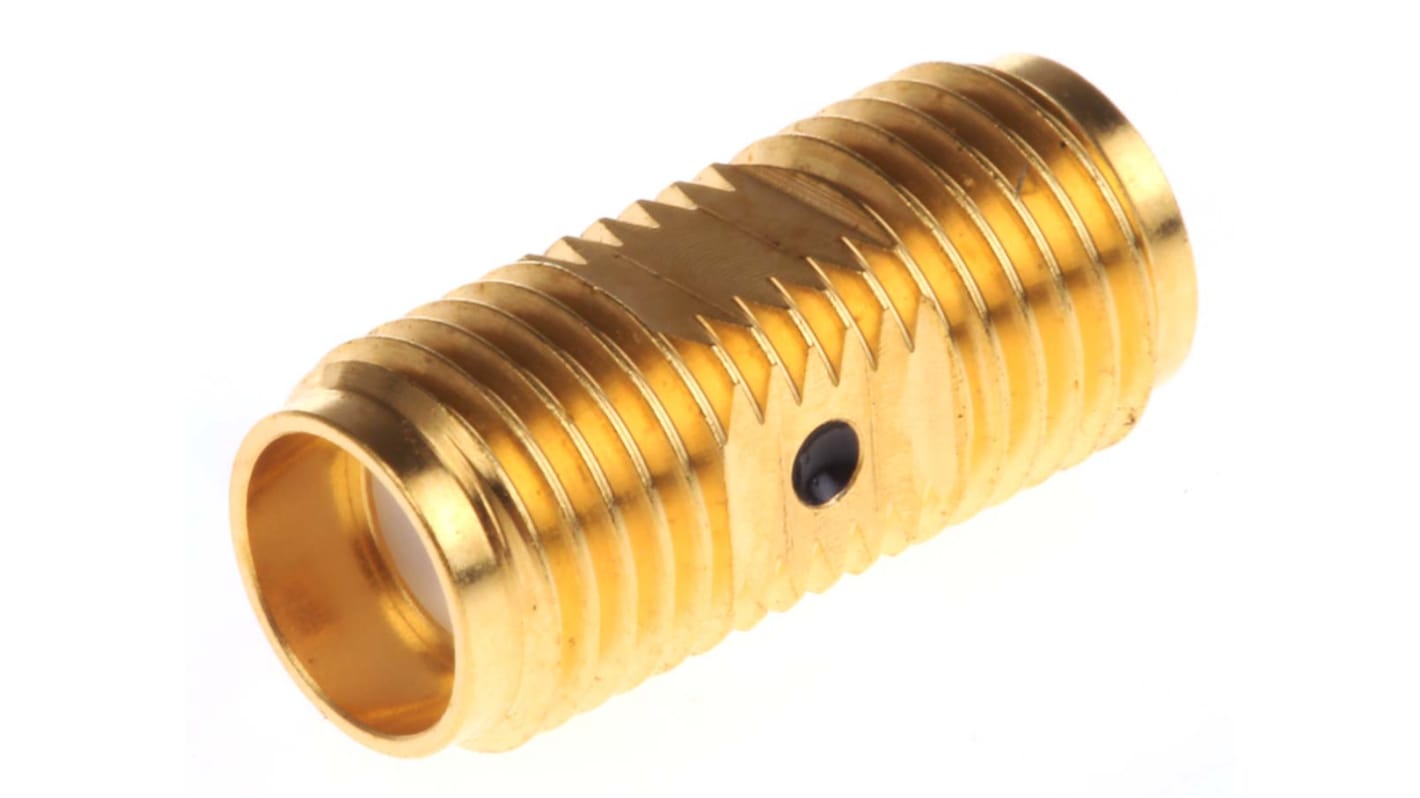 31_SMA-50-0-100/111_NE | Huber+Suhner Straight 50Ω RF Adapter SMA ...