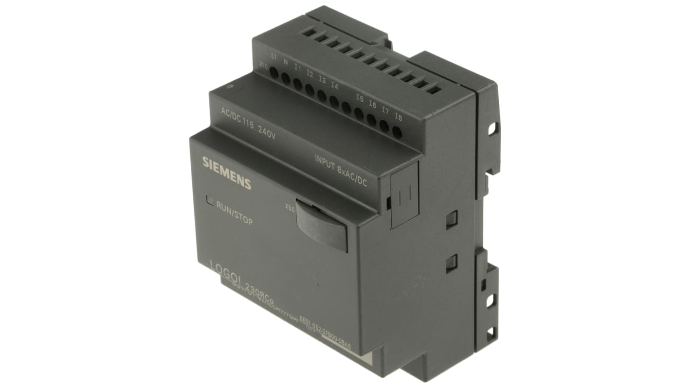 6ED10522FB000BA6 | Siemens LOGO! 6 Logic Module, 115 V ac/dc, 230 V ac ...