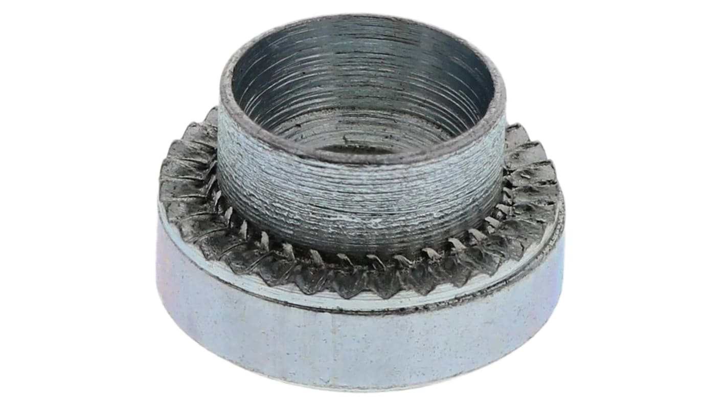 Hank Zinc plated & clear Passivated Steel Rivet Bush, M4 | RS