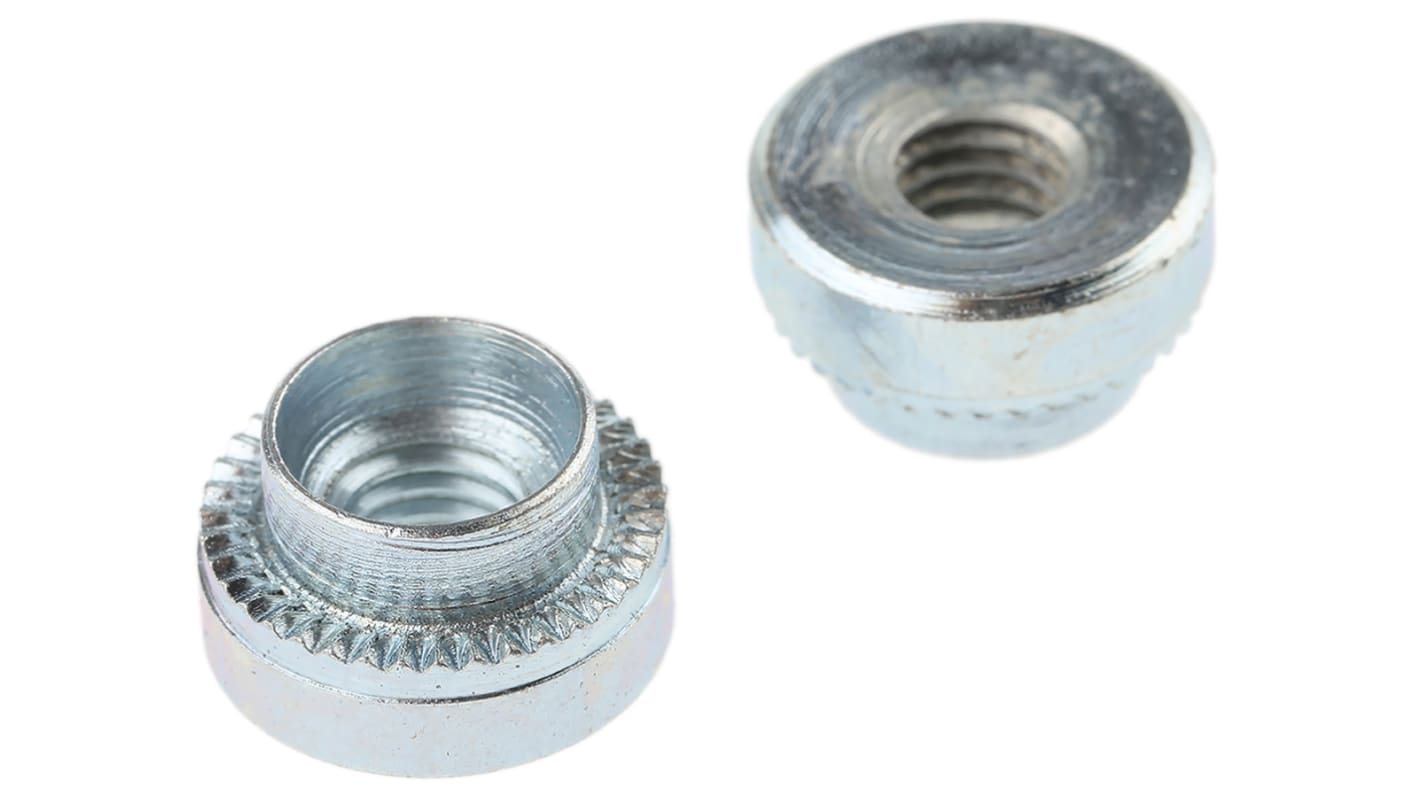 Hank Clear Passivated, Galvanised Steel Rivet Bush, M5 | RS