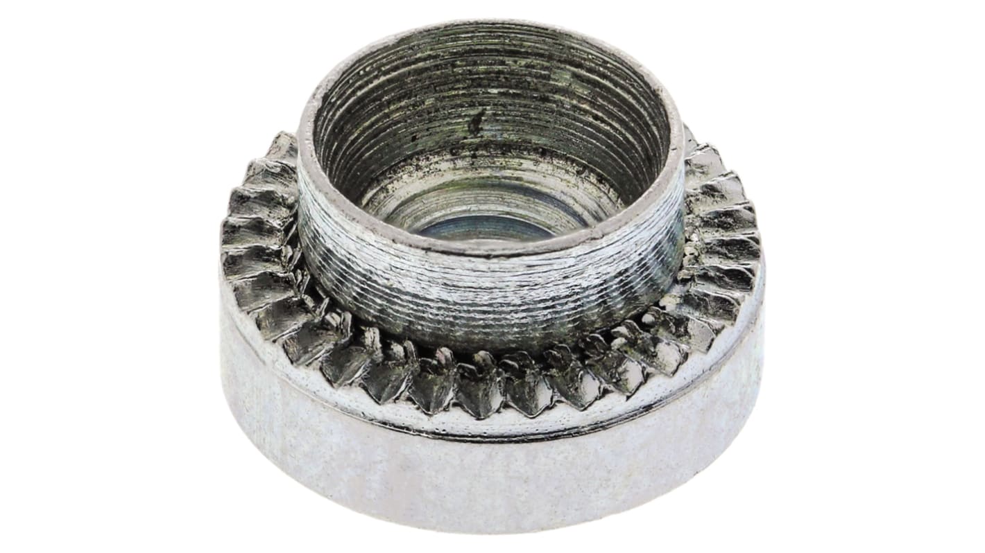 Hank Zinc plated & clear Passivated Steel Rivet Bush, M4 | RS