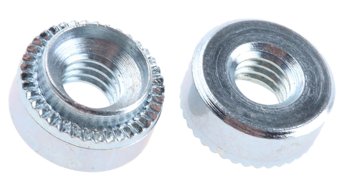 Hank Zinc plated & clear Passivated Steel Rivet Bush, M6 | RS