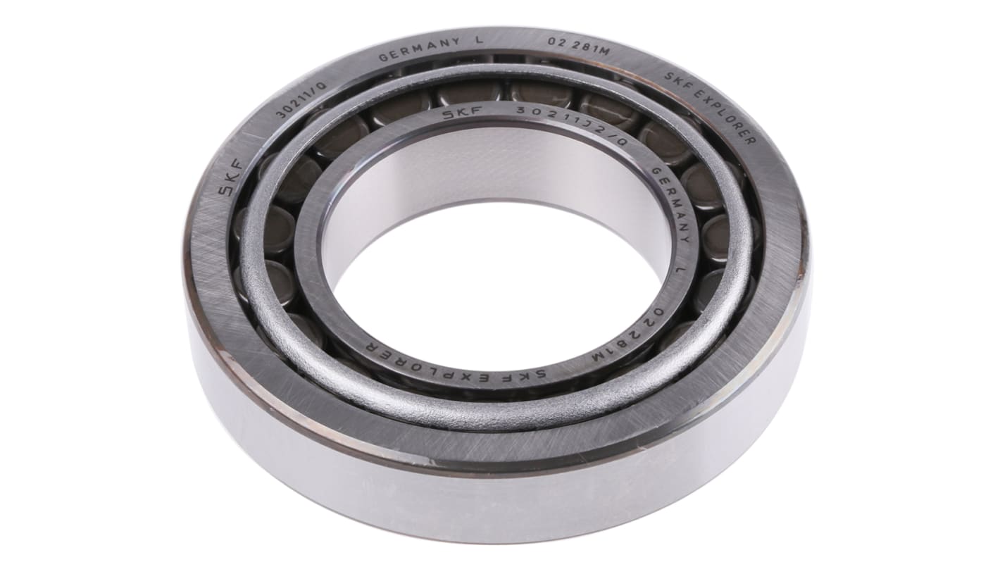 SKF 30211 55mm I.D Taper Roller Bearing, 100mm O.D | RS
