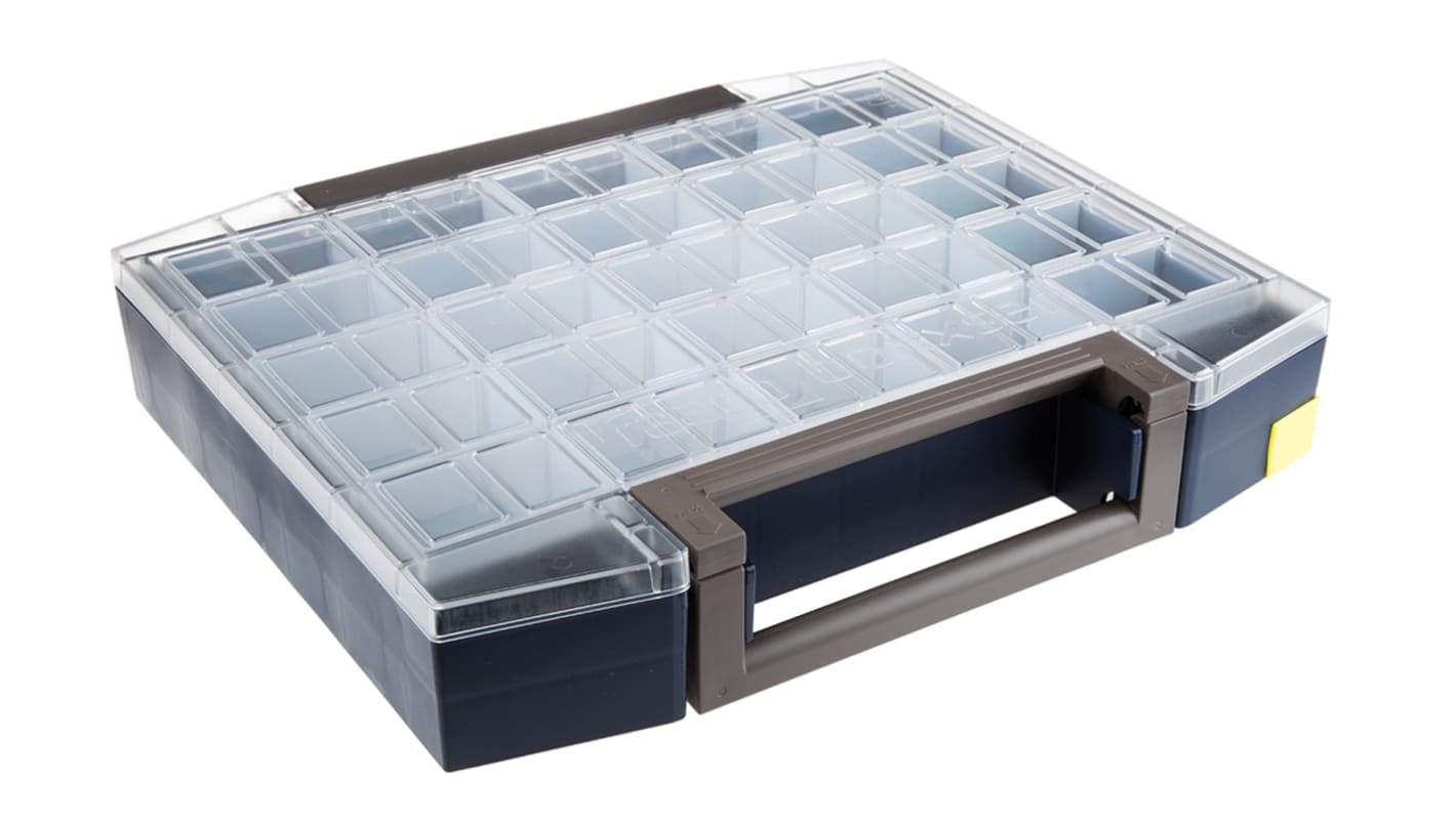 134941 | Raaco Boxxser 80 5x10-25 Kleinteilebox, Polycarbonat Grau, 25 ...