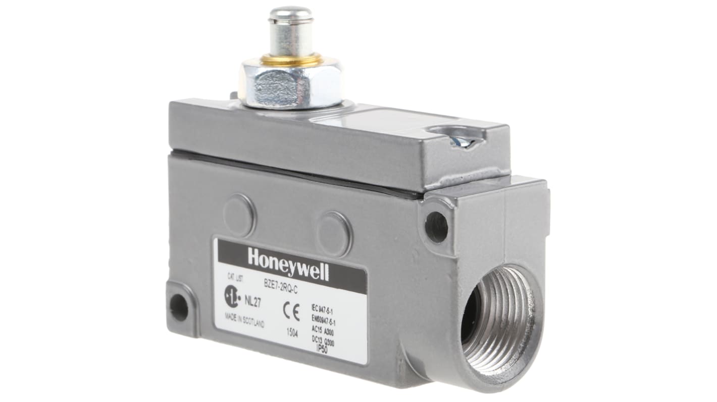 BZE7-2RQ-C | Honeywell Plunger Limit Switch, IP50 | RS