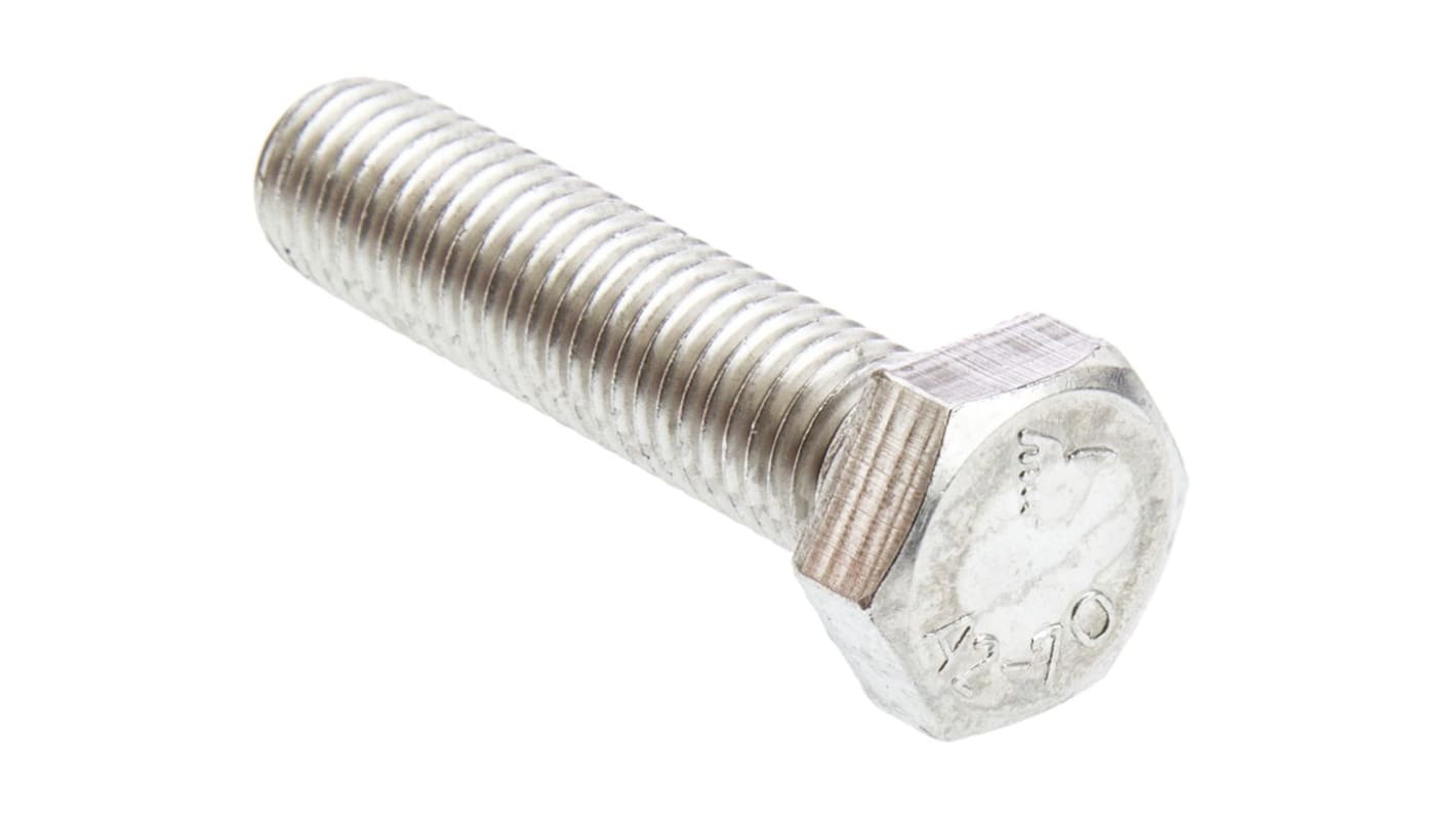 RS PRO Stainless Steel Hex, Hex Bolt, M12 x 50mm | RS