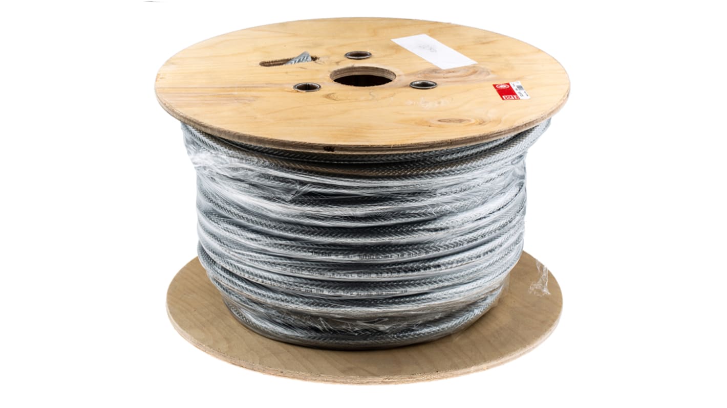 RS PRO SY Control Cable, 4 Cores, 4 mm², Screened, 50m, Transparent PVC ...