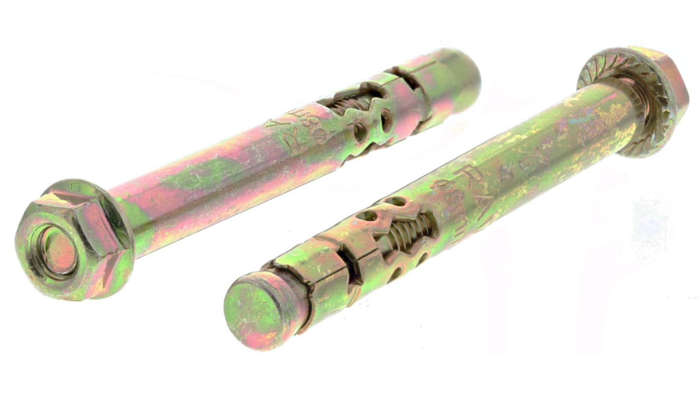 RawlPlug Steel Masonry Anchor M6 x 65mm, 8mm Fixing Hole | RS