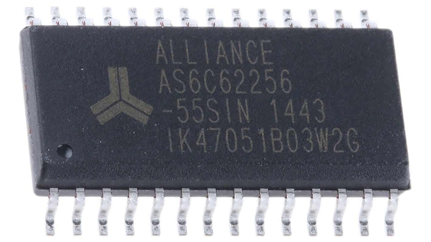 Alliance Memory SRAM, AS6C62256-55SIN- 256kbit | RS