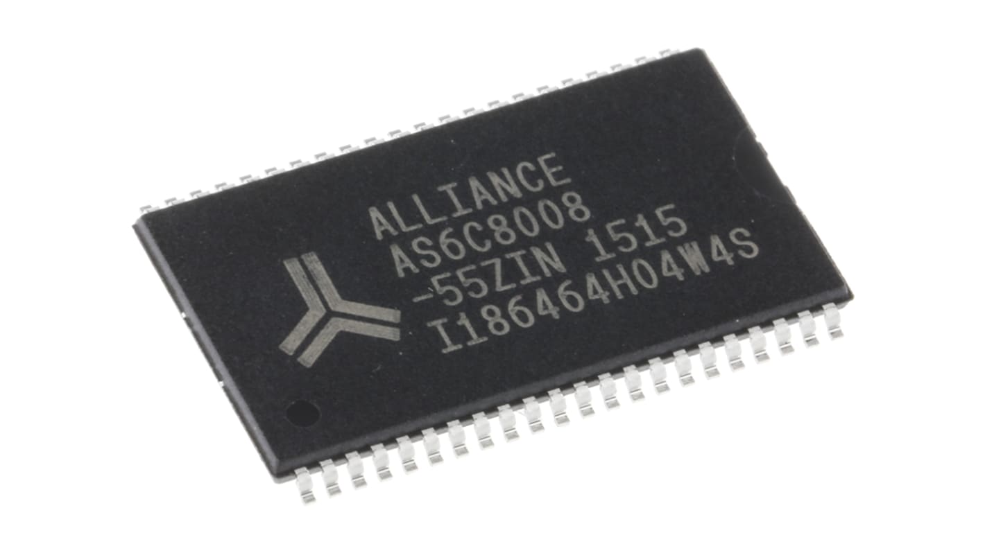 Alliance Memory, SRAM 8Mbit, 1024 K x 8 ビット, 44-Pin AS6C8008-55ZIN | RS