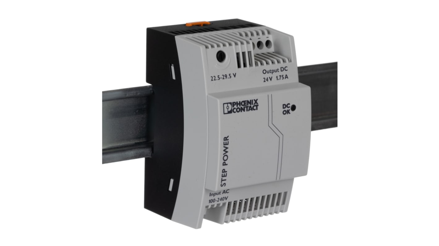 2868648 | Phoenix Contact STEP POWER Switched Mode DIN Rail Power ...
