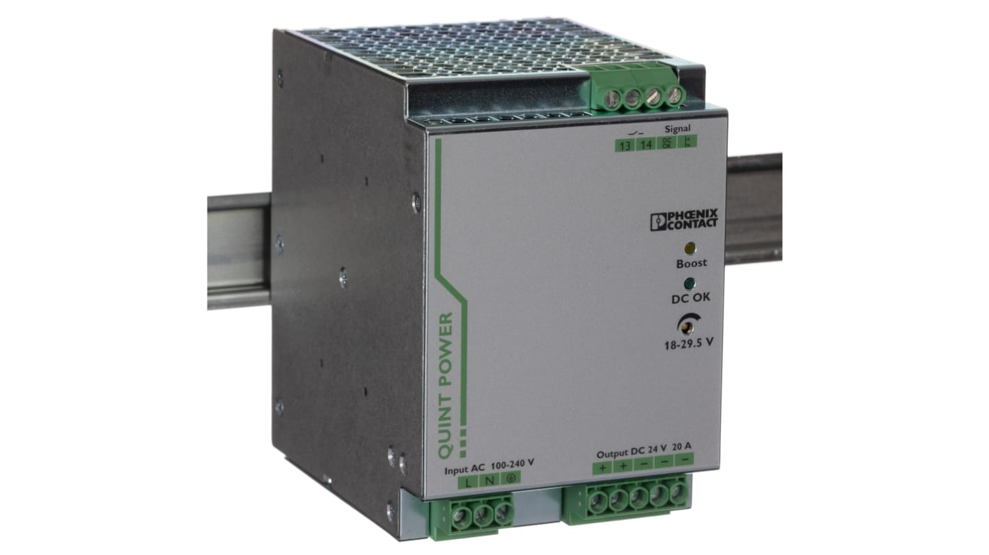 2866776 | Phoenix Contact QUINT POWER Switched Mode DIN Rail Power ...