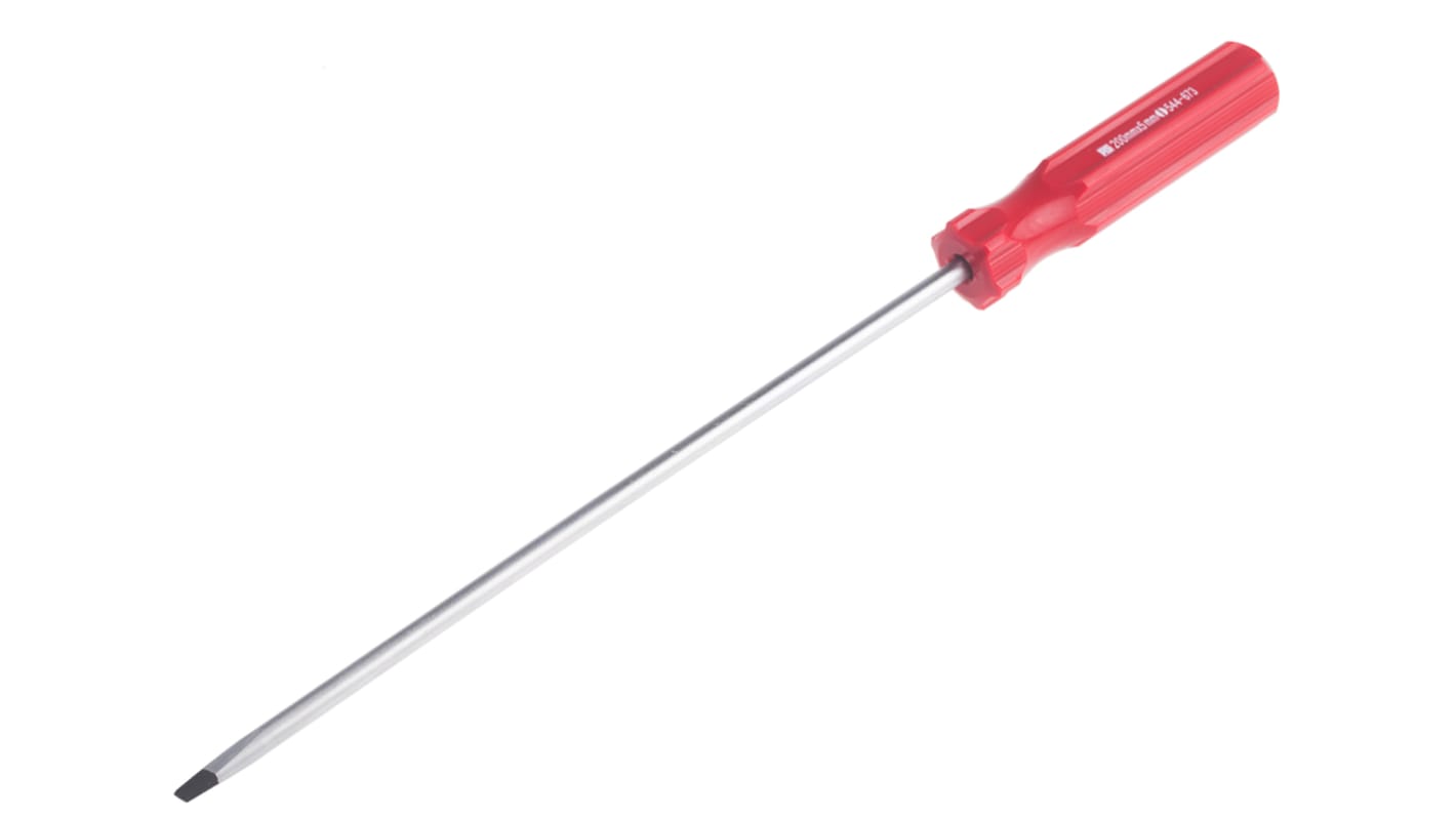 RS Pro 8 in Chrome Vanadium Steel Standard Screwdriver, Parallel 3/16 ...