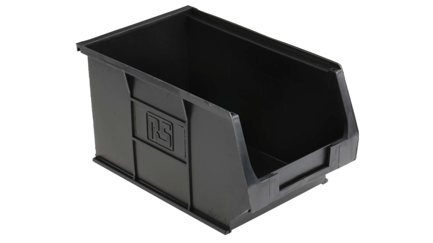 Conductive Plastic ESD Bin 150mm (L) 240mm (W) 130mm (H) | RS