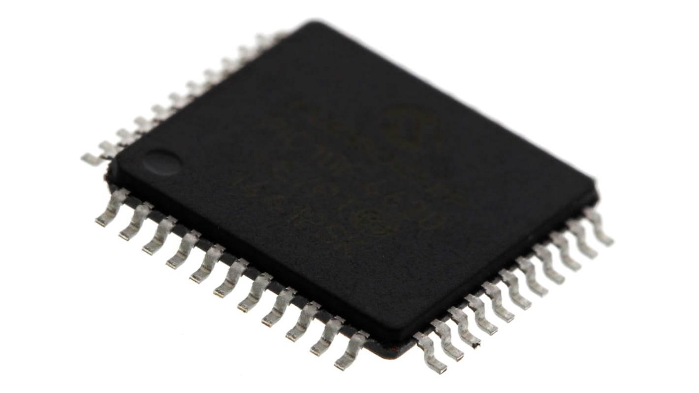 Microchip PIC18F4620-E/PT, 8bit PIC Microcontroller, PIC18F, 40MHz, 1.024 kB, 64 kB Flash, 44 ...