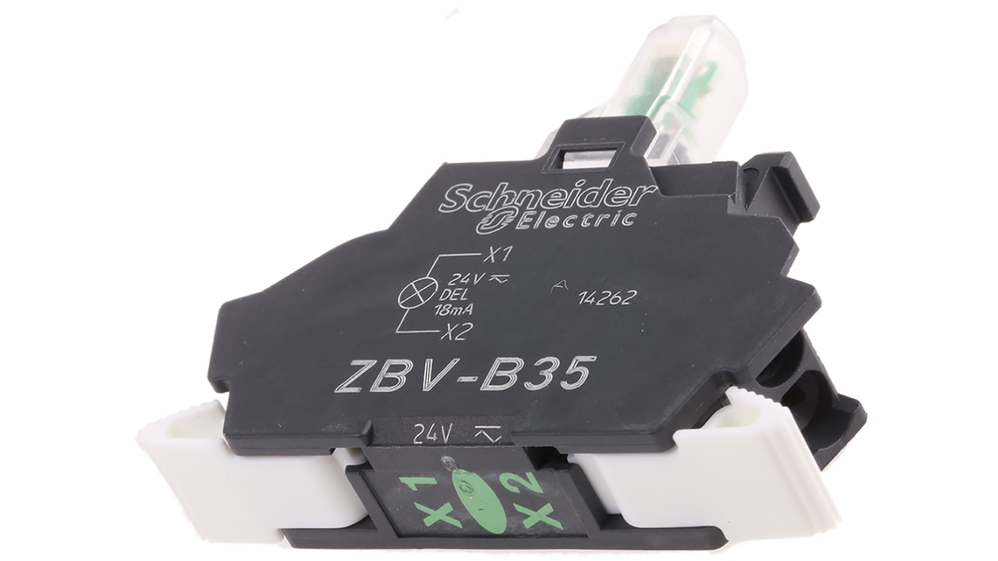 ZBVB35 | Schneider Electric Harmony XB Series Light Block, 24V ac/dc ...