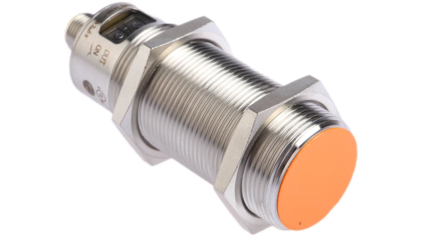 KI5085 | ifm electronic Capacitive Barrel-Style Proximity Sensor, M30 x 1.5, 8 mm Detection, PNP ...