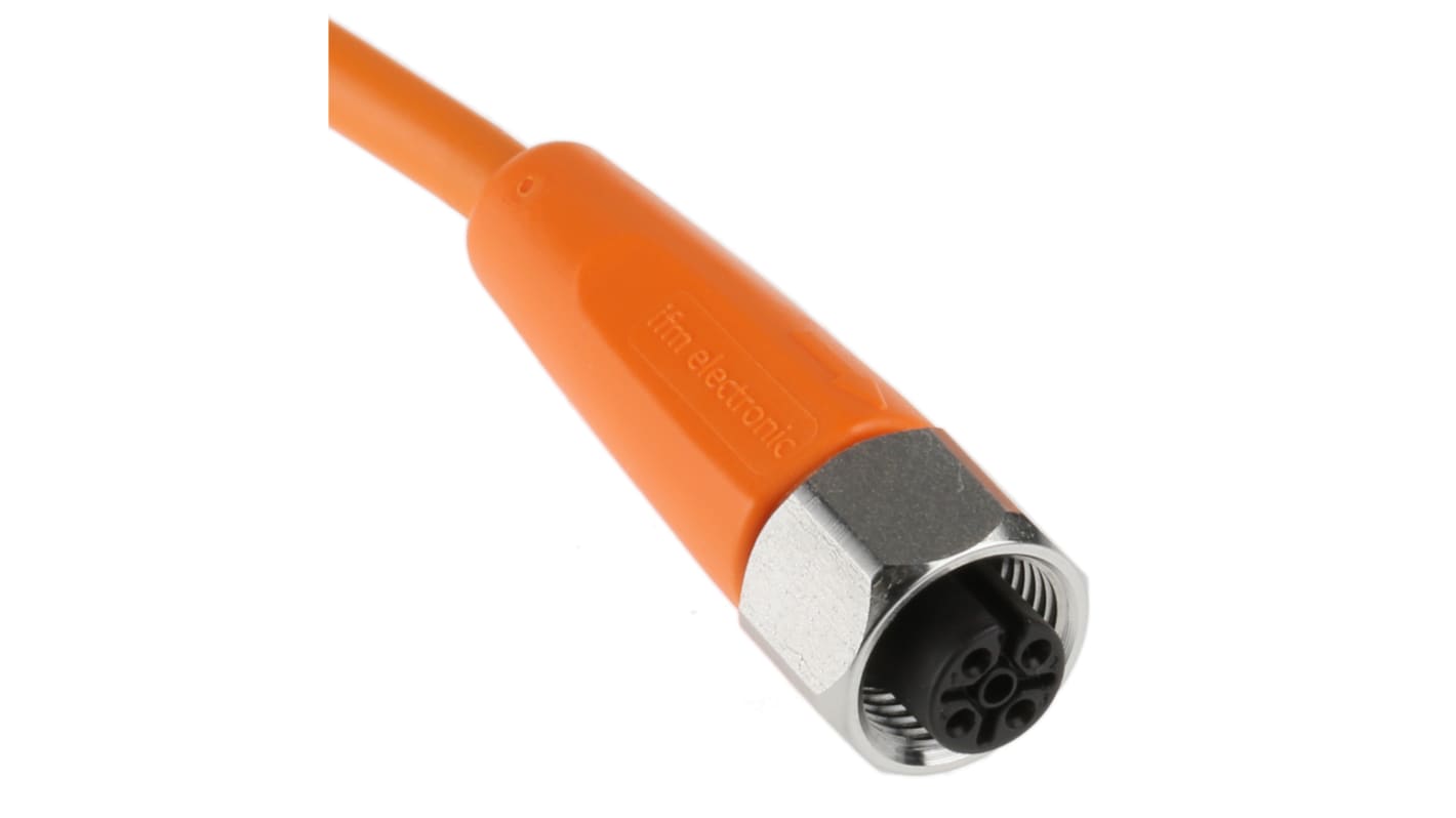 EVT002 | ifm electronic Female 4 way M12 to Unterminated Sensor ...