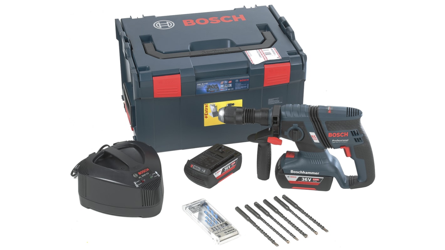 0611903R75 | Bosch GBH 36V 1.3Ah SDS-Plus Hammer Drill (GBH 36 V-LI) | RS