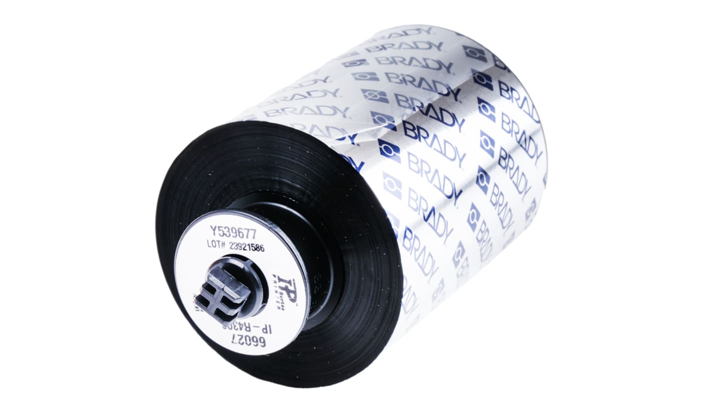 IP R-4300 83mmx300m /O | Brady R4300 Black on Black Label Printer Tape ...