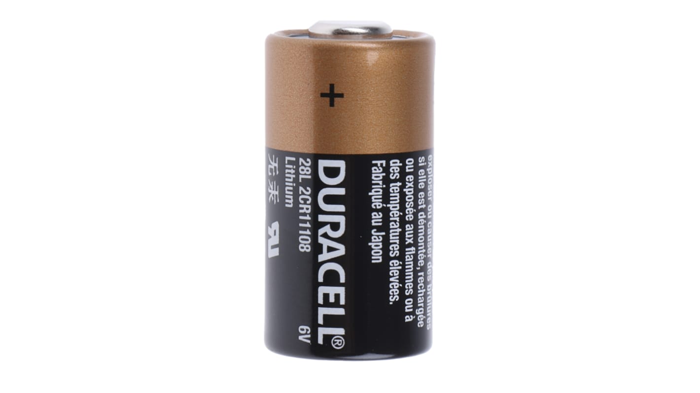 PX28L P1 RS | Duracell Lithium Manganese Dioxide 6V, 2CR11108 Camera ...