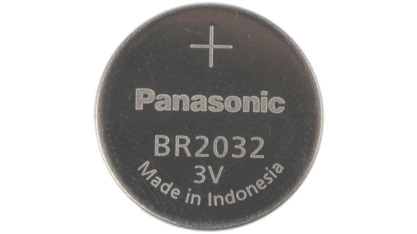Panasonic BR2032纽扣电池 3V 190mAh BR-2032/BN | RS