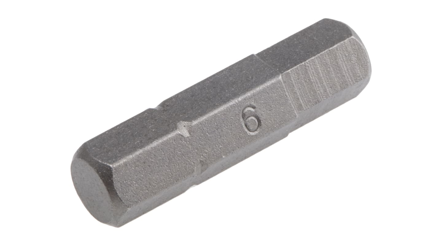 RS PRO Hexagon Screwdriver Bit, 6 mm Tip | RS