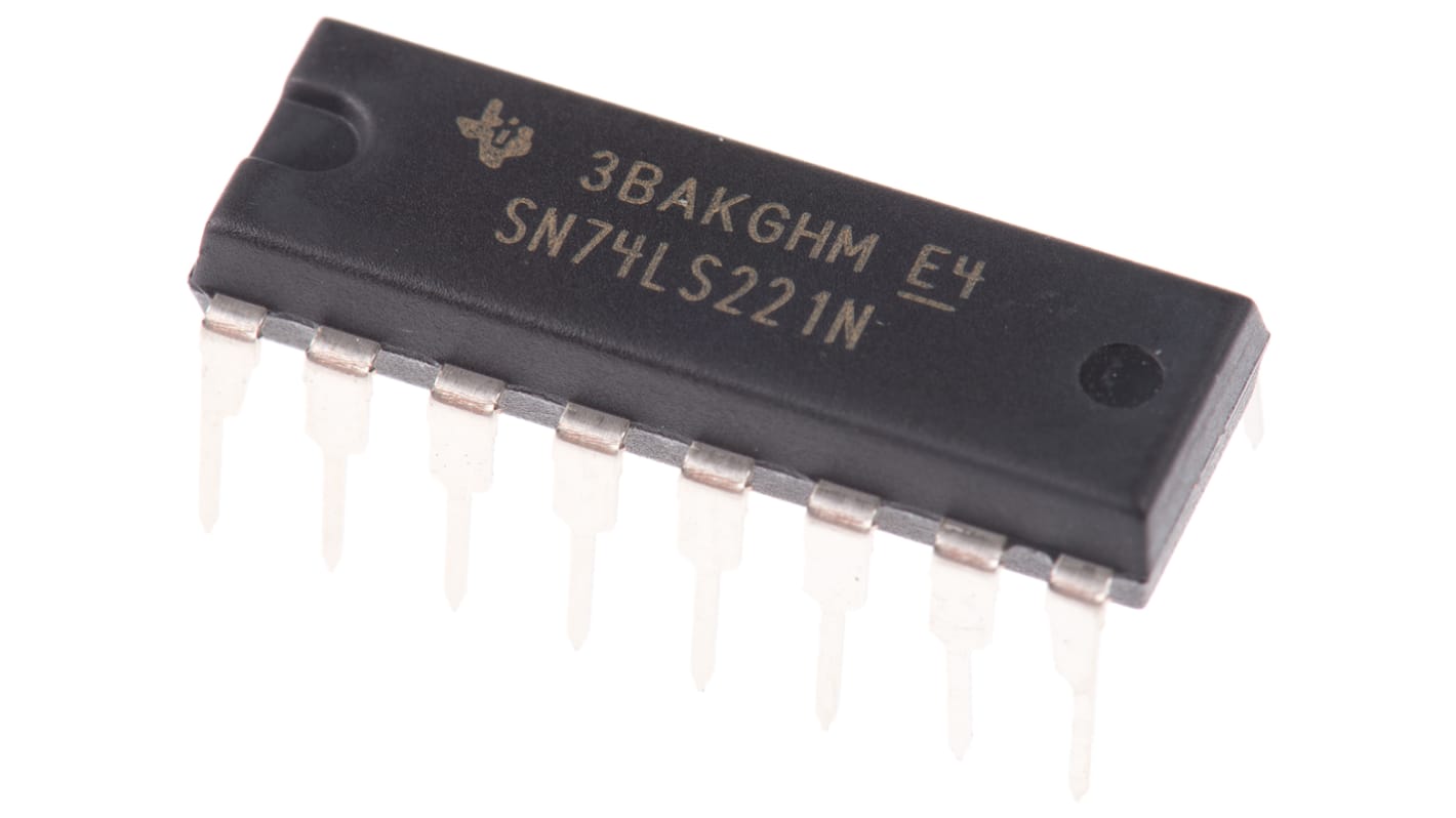 SN74LS221N | Texas Instruments Monostabiler Multivibrator, LS ...