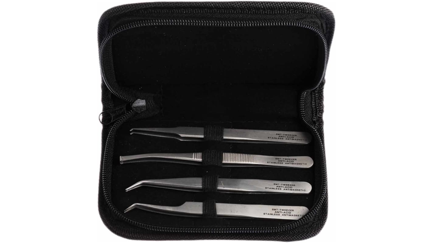 RS PRO Stainless Steel, Tweezer Set | RS
