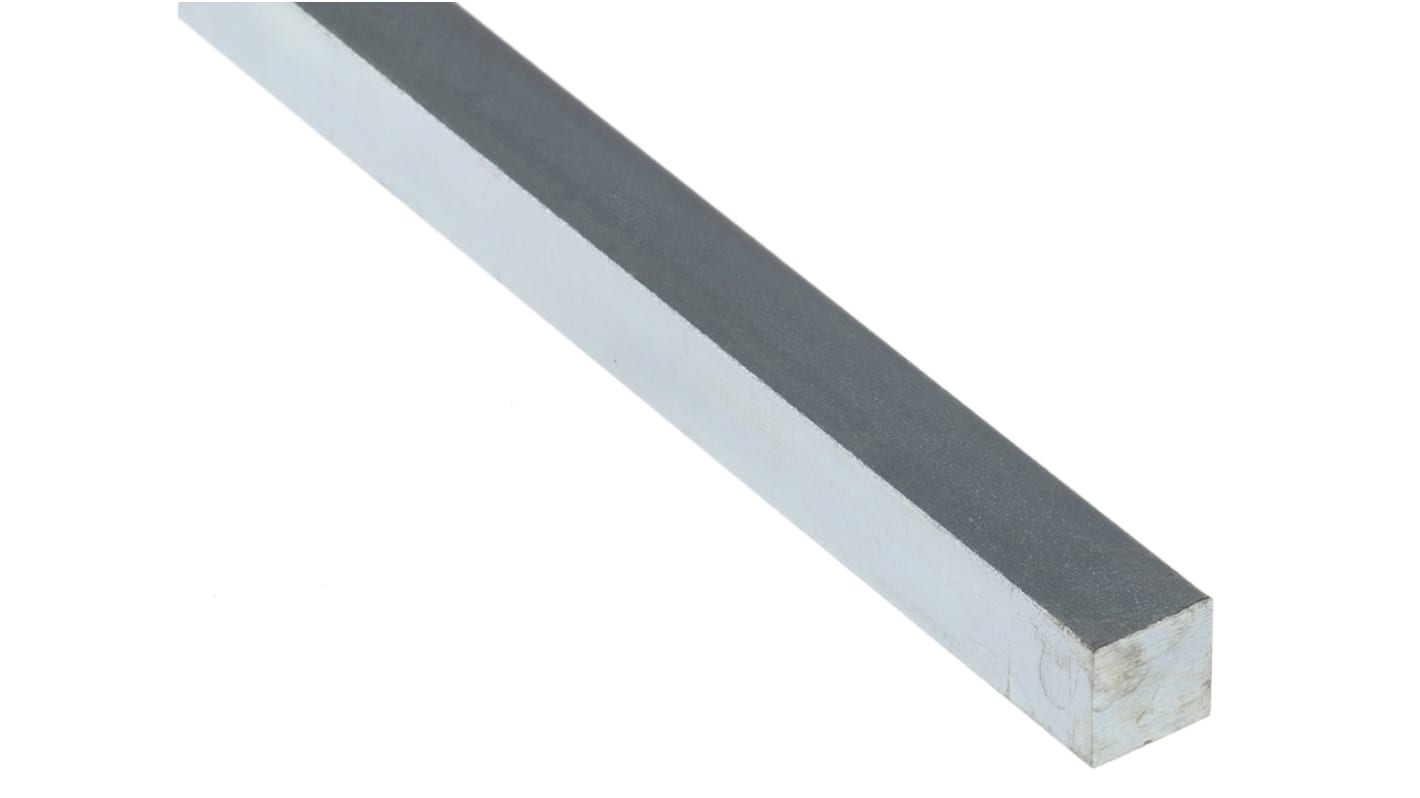 RS PRO Key Steel Square Bar, 8mm W, 8mm H, 330mm L | RS