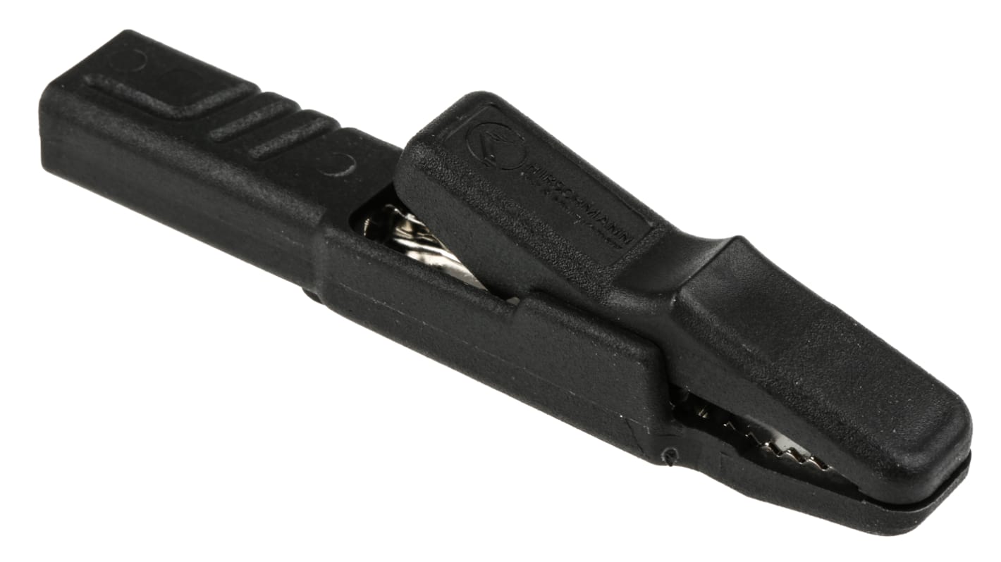932146100 | Hirschmann Test & Measurement Crocodile Clip 4 mm ...