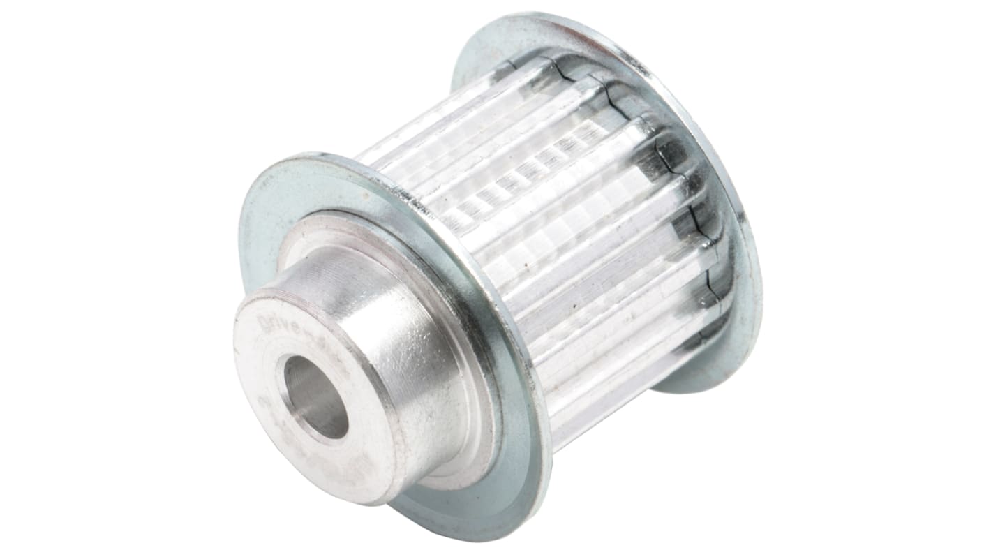 RS PRO Timing Belt Pulley, Aluminium 16mm Belt Width x 5mm Pitch, 15 ...