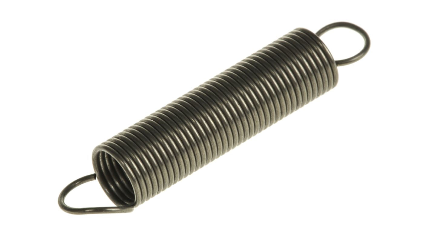 RS PRO Steel Extension Spring, 30.4mm x 6mm | RS